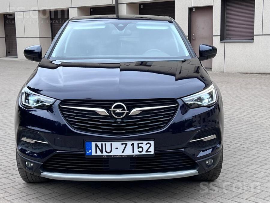 Синий Опель Grandland X 2018 в Рига, объемом двигателя 1.20 л и пробегом 214 тыс. км за 11950 €, фото 8 на AUTOMOTO.COM.LV