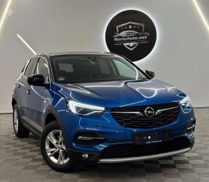 Blue Opel Grandland X 2018 in Marijampole, with an engine capacity of 1.20 L and mileage of 75 thousand km for 12750 €, photo  on AUTOMOTO.COM.LV