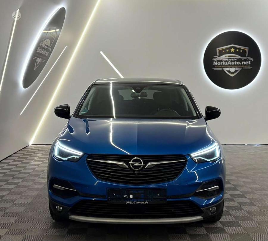 Синий Опель Grandland X 2018 в Мариямполе, объемом двигателя 1.20 л и пробегом 75 тыс. км за 12750 €, фото 5 на AUTOMOTO.COM.LV