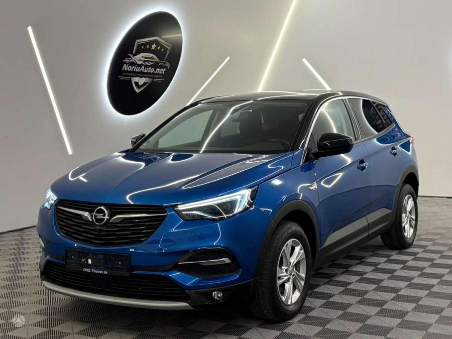 Синий Опель Grandland X 2018 в Мариямполе, объемом двигателя 1.20 л и пробегом 75 тыс. км за 12750 €, фото 6 на AUTOMOTO.COM.LV