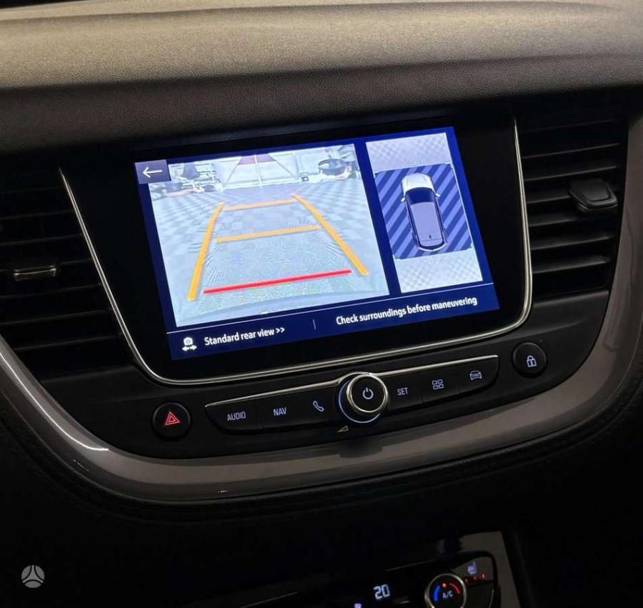 Синий Опель Grandland X 2018 в Мариямполе, объемом двигателя 1.20 л и пробегом 75 тыс. км за 12750 €, фото 17 на AUTOMOTO.COM.LV