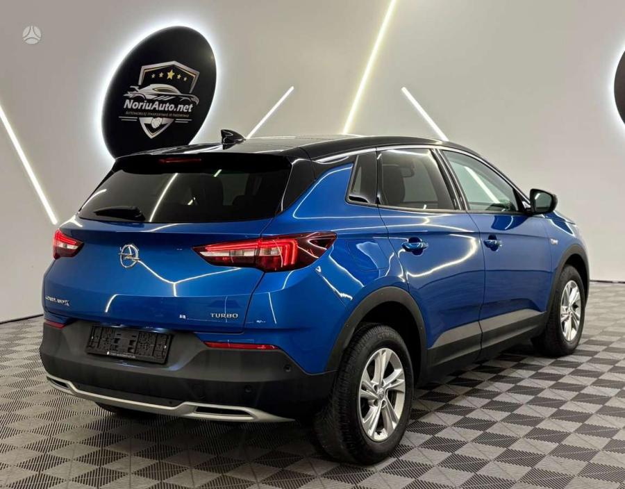Синий Опель Grandland X 2018 в Мариямполе, объемом двигателя 1.20 л и пробегом 75 тыс. км за 12750 €, фото 33 на AUTOMOTO.COM.LV