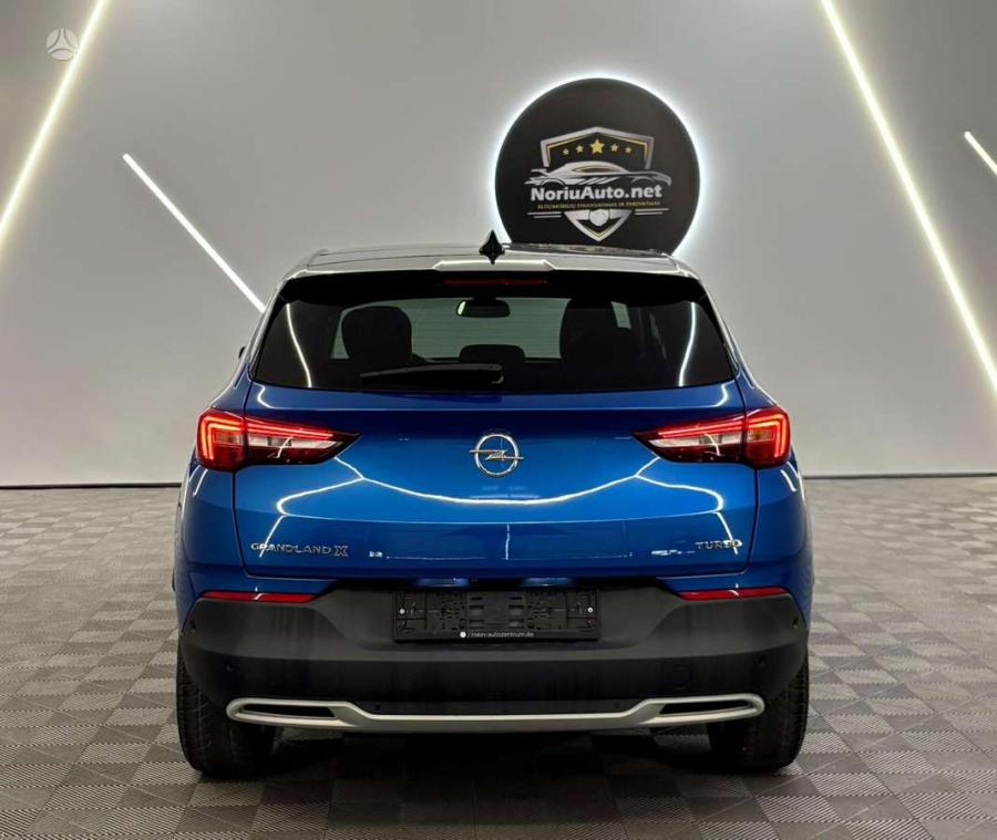 Синий Опель Grandland X 2018 в Мариямполе, объемом двигателя 1.20 л и пробегом 75 тыс. км за 12750 €, фото 34 на AUTOMOTO.COM.LV