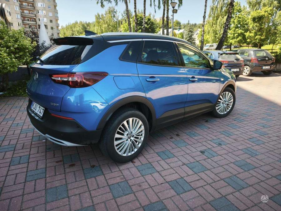 Zils Opel Grandland X 2018 Viļņa, ar dzinēja tilpumu 1.20 L un nobraukumu 154 tūkst. km par 9999 €, foto 6 vietnē AUTOMOTO.COM.LV