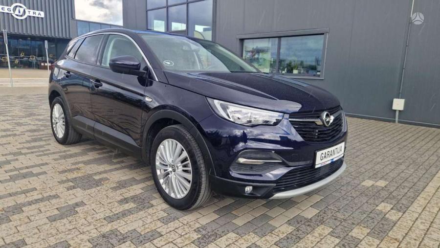 Zils Opel Grandland X 2018 Šauļi, ar dzinēja tilpumu 1.20 L un nobraukumu 124 tūkst. km par 11000 €, foto 1 vietnē AUTOMOTO.COM.LV