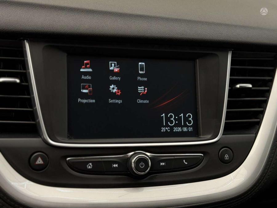 Blue Opel Grandland X 2018 in Vilnius, with an engine capacity of 1.20 L and mileage of 103 thousand km for 10850 €, photo 22 on AUTOMOTO.COM.LV