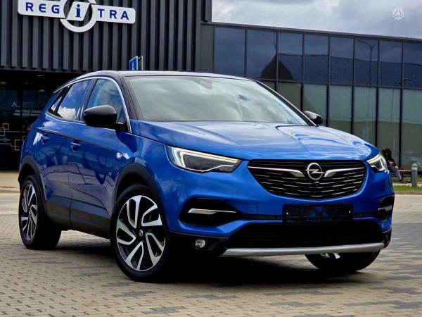 Zils Opel Grandland X 2018 Šauļi, ar dzinēja tilpumu 1.60 L un nobraukumu 215 tūkst. km par 11150 €, foto 1 vietnē AUTOMOTO.COM.LV