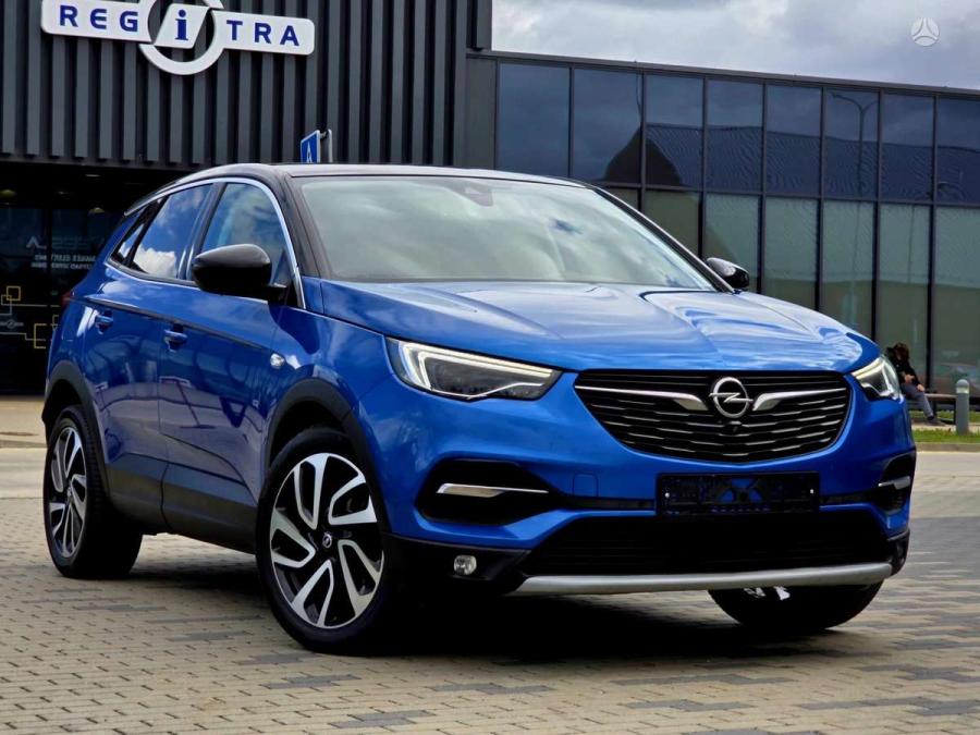 Синий Опель Grandland X 2018 в Шяуляй, объемом двигателя 1.60 л и пробегом 215 тыс. км за 11150 €, фото 1 на AUTOMOTO.COM.LV