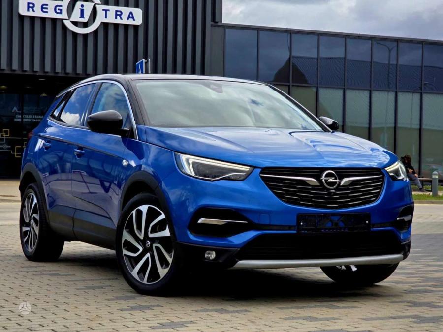 Zils Opel Grandland X 2018 Šauļi, ar dzinēja tilpumu 1.60 L un nobraukumu 215 tūkst. km par 11150 €, foto 1 vietnē AUTOMOTO.COM.LV