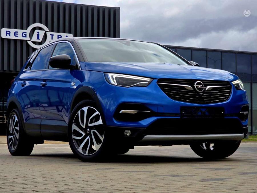 Zils Opel Grandland X 2018 Šauļi, ar dzinēja tilpumu 1.60 L un nobraukumu 215 tūkst. km par 11150 €, foto 4 vietnē AUTOMOTO.COM.LV