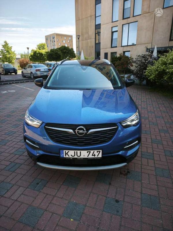 Синий Опель Grandland X 2018 в Вильнюс, объемом двигателя 1.20 л и пробегом 154 тыс. км за 9200 €, фото 3 на AUTOMOTO.COM.LV