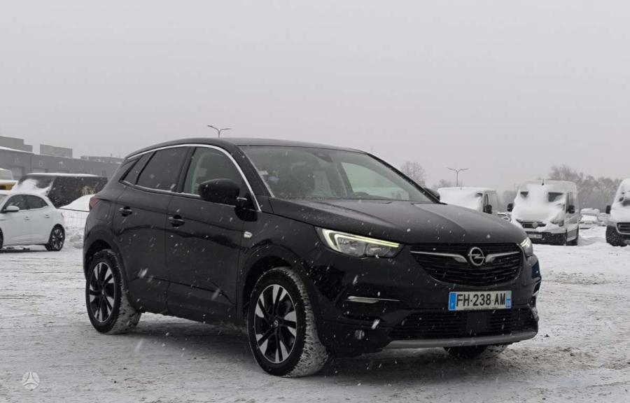 Zils Opel Grandland X 2019 Tauragė, ar dzinēja tilpumu 1.20 L un nobraukumu 188 tūkst. km par 9500 €, foto 1 vietnē AUTOMOTO.COM.LV