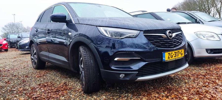 Blue Opel Grandland X 2019 in Kaunas, with an engine capacity of 1.20 L and mileage of 189 thousand km for 8900 €, photo 3 on AUTOMOTO.COM.LV