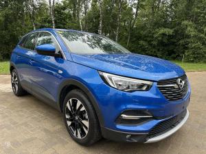 Zils Opel Grandland X 2019 Kauņa, ar dzinēja tilpumu 1.50 L un nobraukumu 123 tūkst. km par 11750 €, foto  vietnē AUTOMOTO.COM.LV
