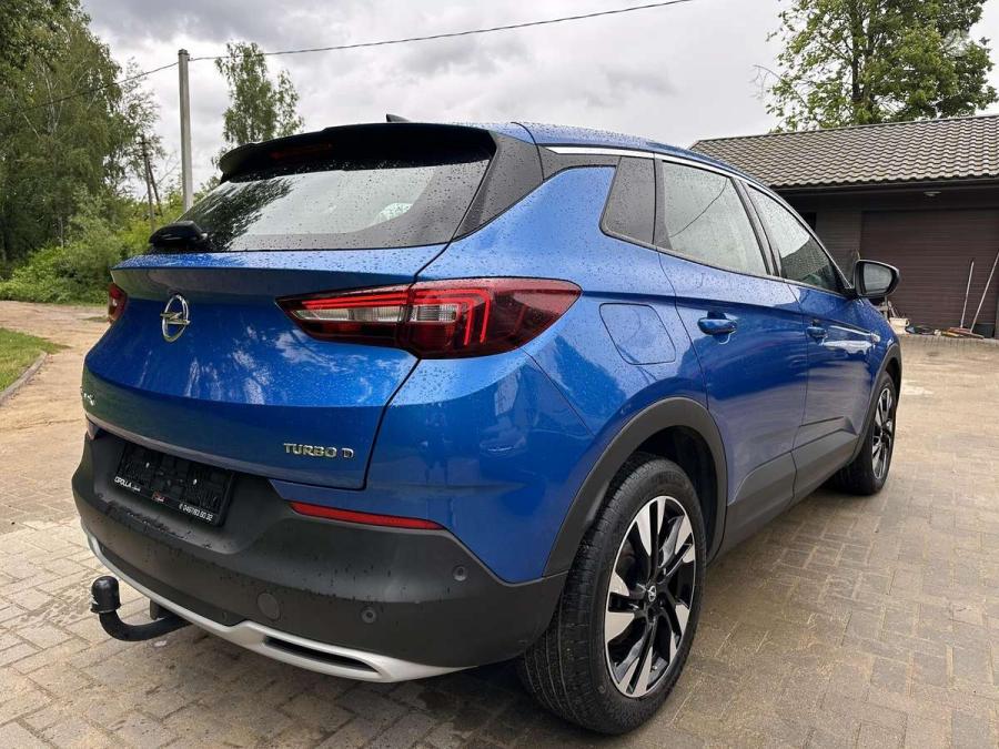 Blue Opel Grandland X 2019 in Kaunas, with an engine capacity of 1.50 L and mileage of 123 thousand km for 11750 €, photo 7 on AUTOMOTO.COM.LV