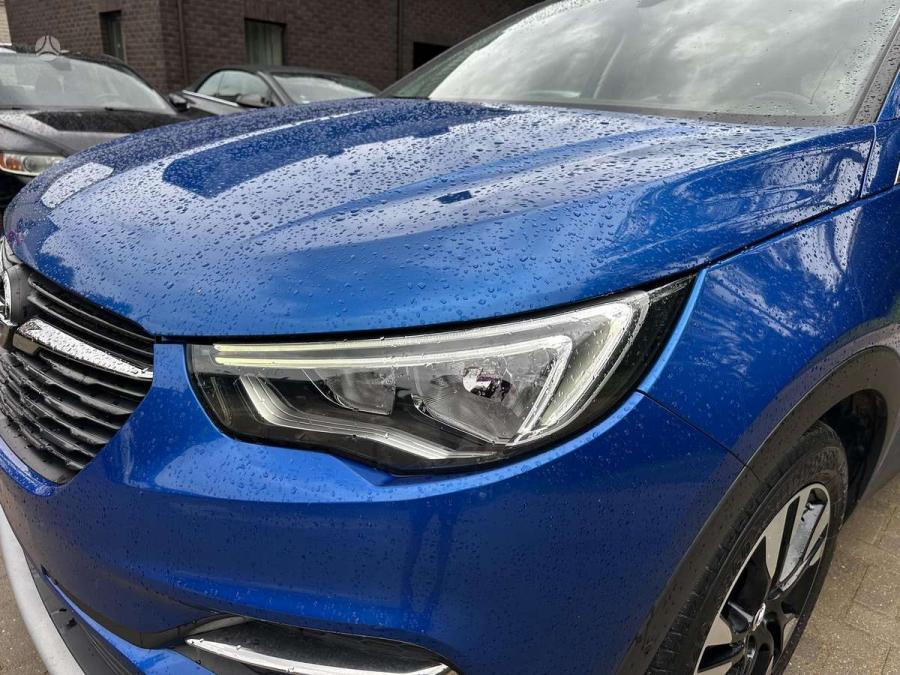 Blue Opel Grandland X 2019 in Kaunas, with an engine capacity of 1.50 L and mileage of 123 thousand km for 11750 €, photo 13 on AUTOMOTO.COM.LV