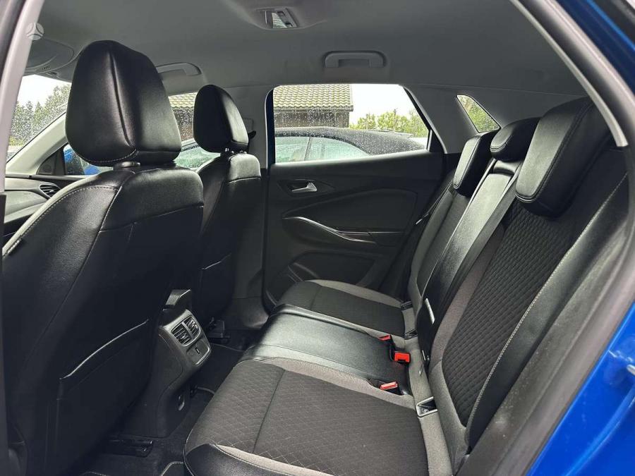 Blue Opel Grandland X 2019 in Kaunas, with an engine capacity of 1.50 L and mileage of 123 thousand km for 11750 €, photo 22 on AUTOMOTO.COM.LV