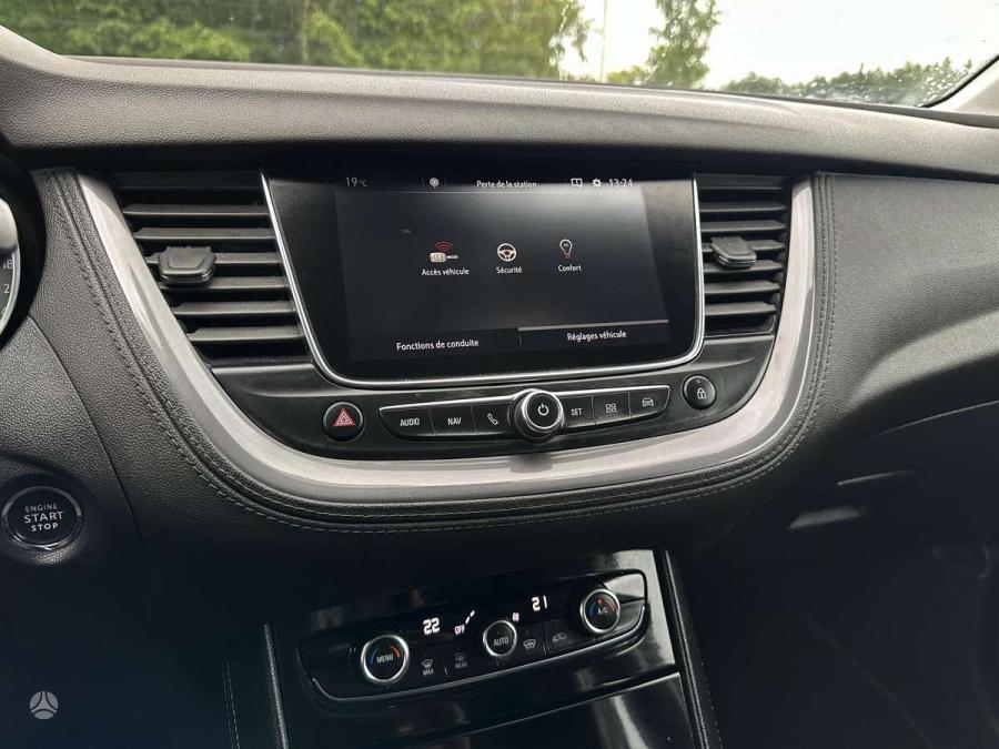 Blue Opel Grandland X 2019 in Kaunas, with an engine capacity of 1.50 L and mileage of 123 thousand km for 11750 €, photo 25 on AUTOMOTO.COM.LV