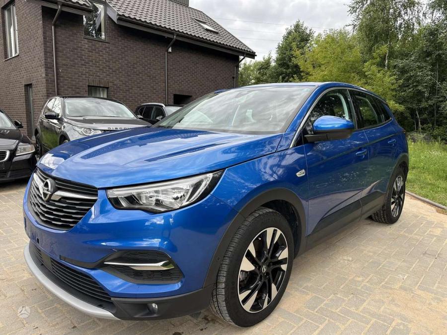 Zils Opel Grandland X 2019 Kauņa, ar dzinēja tilpumu 1.50 L un nobraukumu 123 tūkst. km par 11750 €, foto 4 vietnē AUTOMOTO.COM.LV