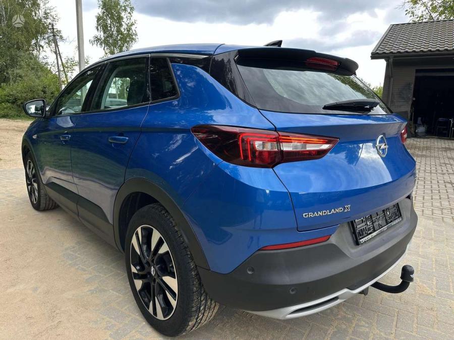Zils Opel Grandland X 2019 Kauņa, ar dzinēja tilpumu 1.50 L un nobraukumu 123 tūkst. km par 11750 €, foto 5 vietnē AUTOMOTO.COM.LV