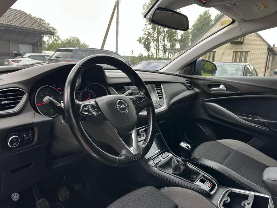 Zils Opel Grandland X 2019 Kauņa, ar dzinēja tilpumu 1.50 L un nobraukumu 123 tūkst. km par 11750 €, foto 19 vietnē AUTOMOTO.COM.LV