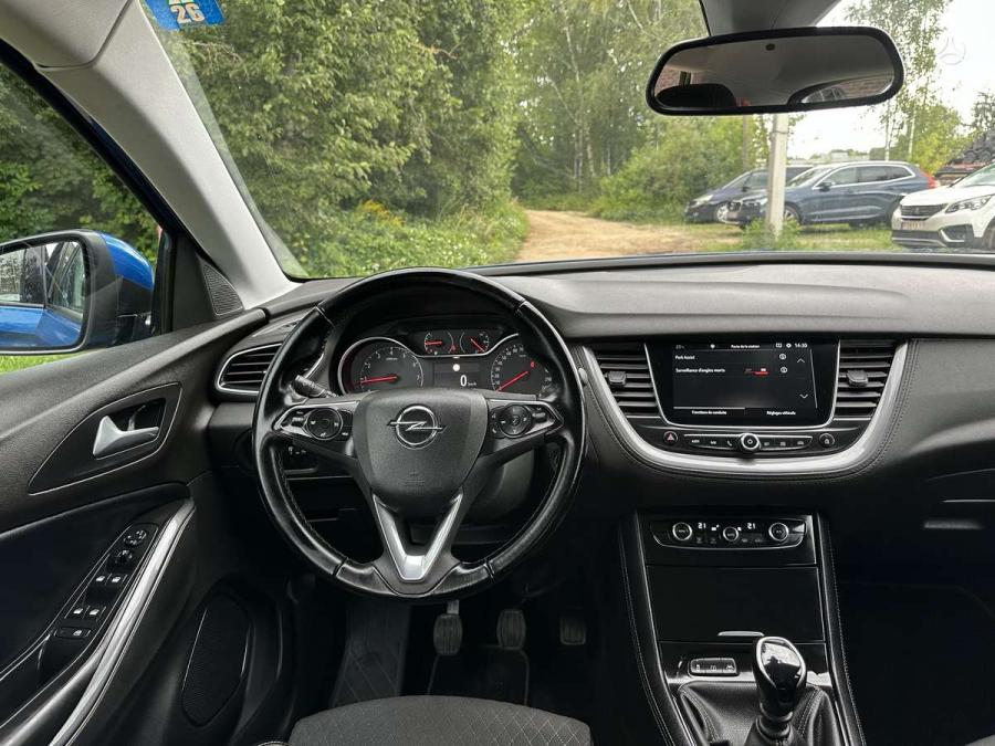 Zils Opel Grandland X 2019 Kauņa, ar dzinēja tilpumu 1.50 L un nobraukumu 123 tūkst. km par 11750 €, foto 24 vietnē AUTOMOTO.COM.LV