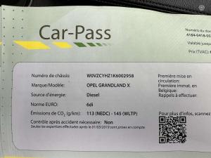Zils Opel Grandland X 2019 Kauņa, ar dzinēja tilpumu 1.50 L un nobraukumu 123 tūkst. km par 11750 €, foto 34 vietnē AUTOMOTO.COM.LV