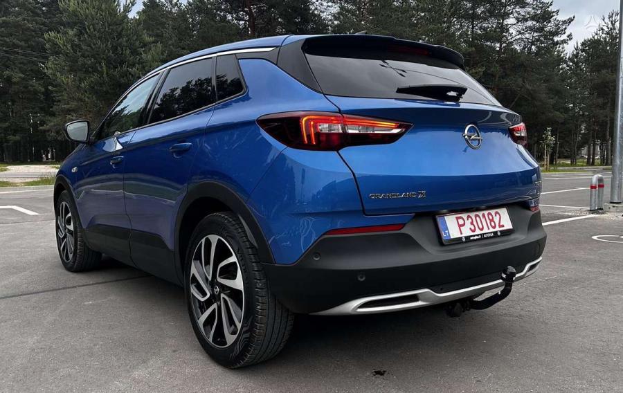Синий Опель Grandland X 2019 в Утена, объемом двигателя 1.20 л и пробегом 213 тыс. км за 8995 €, фото 14 на AUTOMOTO.COM.LV