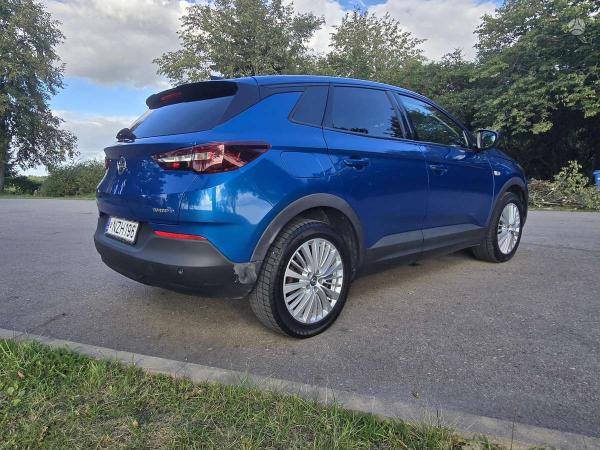 Blue Opel Grandland X 2019 in Kaunas, with an engine capacity of 1.50 L and mileage of 151 thousand km for 9400 €, photo 5 on AUTOMOTO.COM.LV