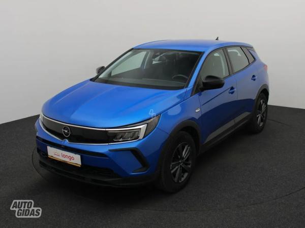 Blue Opel Grandland X 2022 in Vilnius, with an engine capacity of 1.50 L and mileage of 129 thousand km for 15899 €, photo 1 on AUTOMOTO.COM.LV