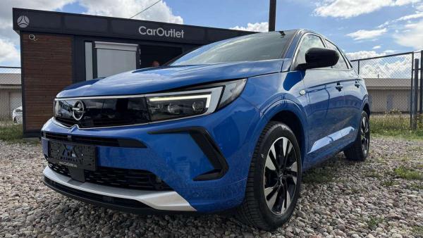 Blue Opel Grandland X 2023 in Vilnius, with an engine capacity of 1.50 L and mileage of 144 thousand km for 15609 €, photo 1 on AUTOMOTO.COM.LV