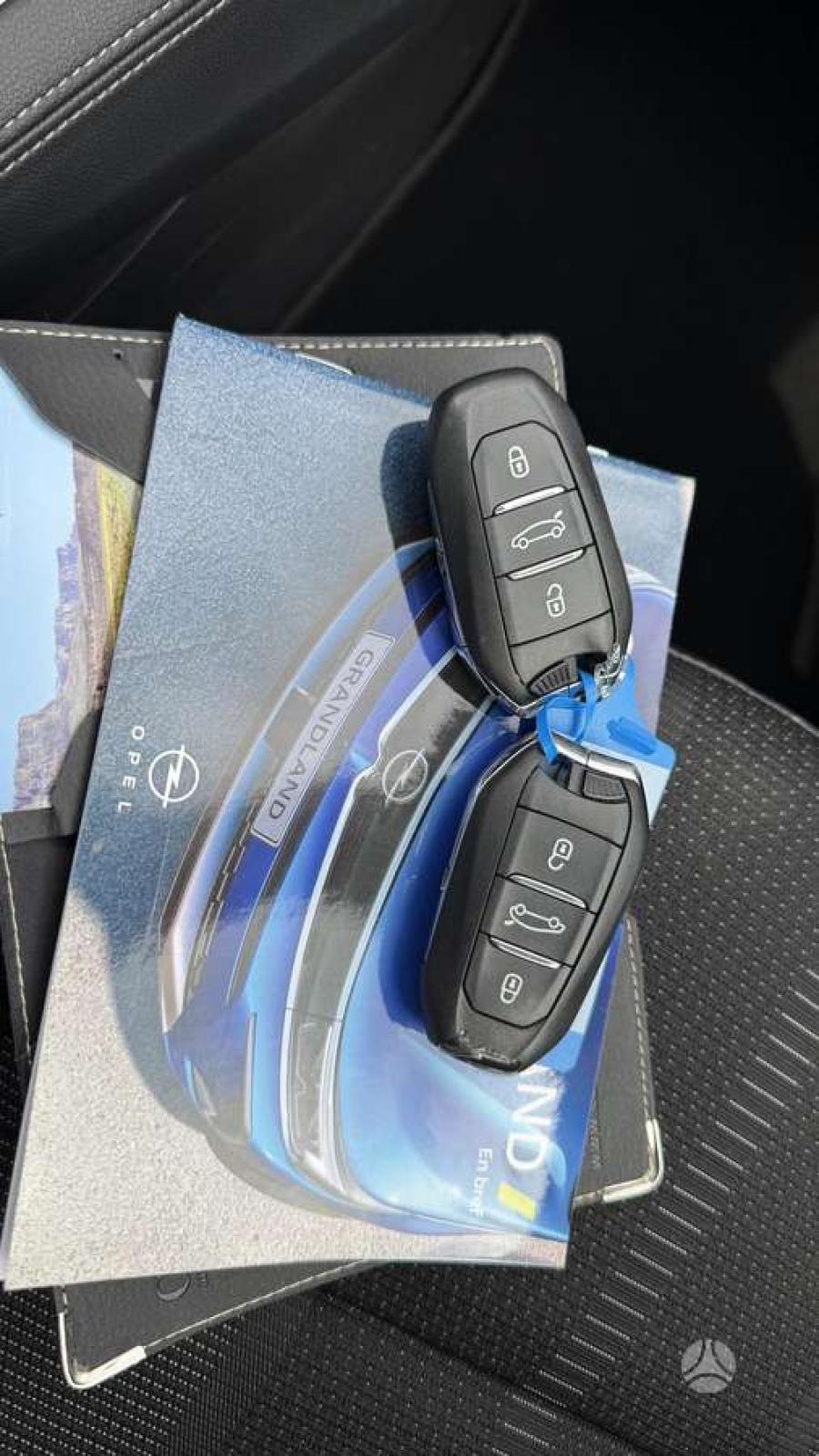 Blue Opel Grandland X 2023 in Vilnius, with an engine capacity of 1.50 L and mileage of 144 thousand km for 15609 €, photo 32 on AUTOMOTO.COM.LV