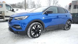 Синий Опель Grandland X 2020 в Утена, объемом двигателя 1.50 л и пробегом 200 тыс. км за 10950 €, фото  на AUTOMOTO.COM.LV