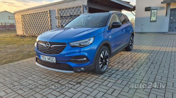 Zils Opel Grandland X 2018 Tallina, ar dzinēja tilpumu 1.60 L un nobraukumu 73 tūkst. km par 16500 €, foto 1 vietnē AUTOMOTO.COM.LV