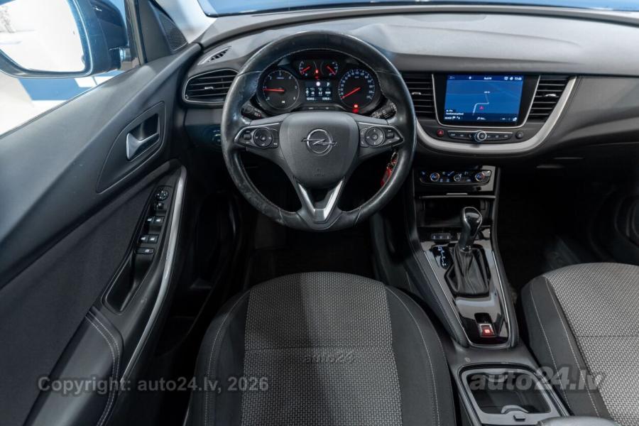 Blue Opel Grandland X 2018 in Tallinn, with an engine capacity of 1.56 L and mileage of 158 thousand km for 11490 €, photo 9 on AUTOMOTO.COM.LV