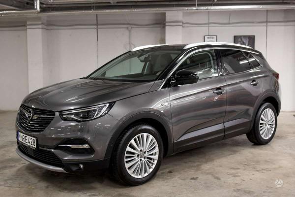 Pelēks Opel Grandland X 2017 Šauļi, ar dzinēja tilpumu 1.20 L un nobraukumu 104 tūkst. km par 12500 €, foto 1 vietnē AUTOMOTO.COM.LV