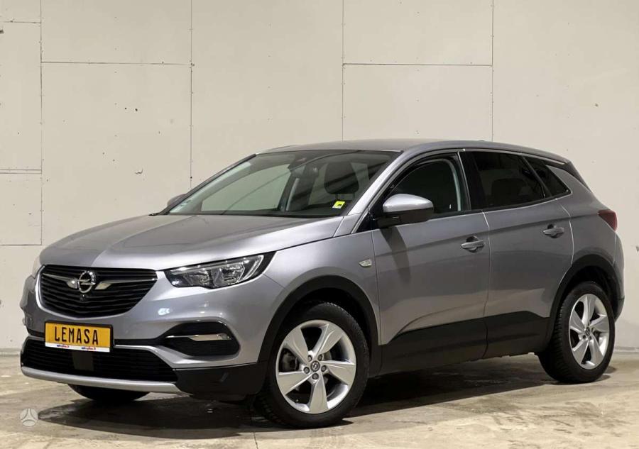 Pelēks Opel Grandland X 2018 Klaipėda, ar dzinēja tilpumu 1.56 L un nobraukumu 167 tūkst. km par 11999 €, foto 1 vietnē AUTOMOTO.COM.LV