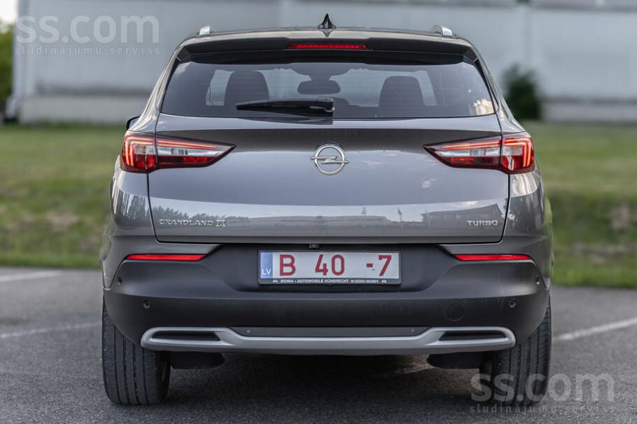 Grey Opel Grandland X 2018 in Tukums, with an engine capacity of 2.00 L and mileage of 201 thousand km for 13490 €, photo 11 on AUTOMOTO.COM.LV