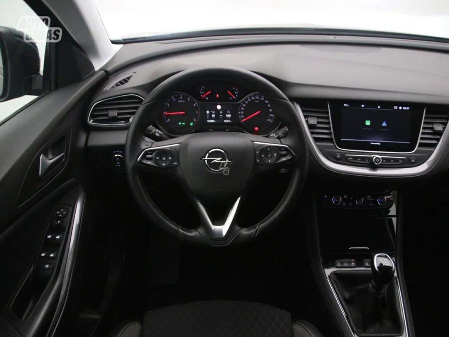 Grey Opel Grandland X 2019 in Vilnius, with an engine capacity of 1.20 L and mileage of 157 thousand km for 10899 €, photo 18 on AUTOMOTO.COM.LV