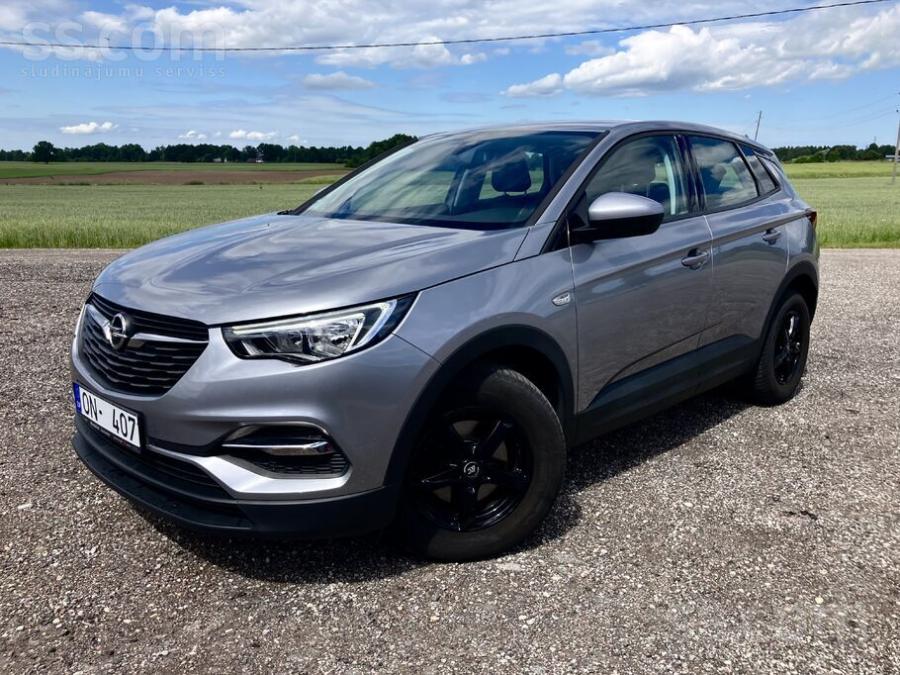 Серый Опель Grandland X 2019 в Талси, объемом двигателя 1.20 л и пробегом 112 тыс. км за 10999 €, фото 8 на AUTOMOTO.COM.LV