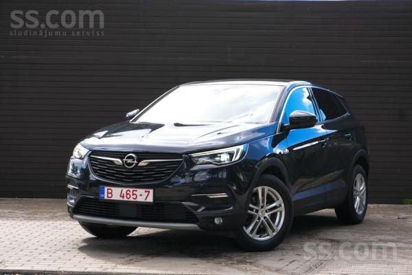 Pelēks Opel Grandland X 2019 Rīga, ar dzinēja tilpumu 1.20 L un nobraukumu 213 tūkst. km par 9490 €, foto 1 vietnē AUTOMOTO.COM.LV
