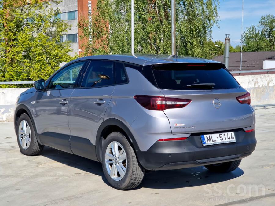 Pelēks Opel Grandland X 2020 Rīga, ar dzinēja tilpumu 1.20 L un nobraukumu 118 tūkst. km par 13900 €, foto 8 vietnē AUTOMOTO.COM.LV
