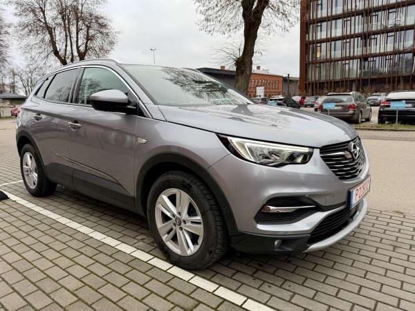 Pelēks Opel Grandland X 2020 Kauņa, ar dzinēja tilpumu 1.50 L un nobraukumu 168 tūkst. km par 12500 €, foto 1 vietnē AUTOMOTO.COM.LV