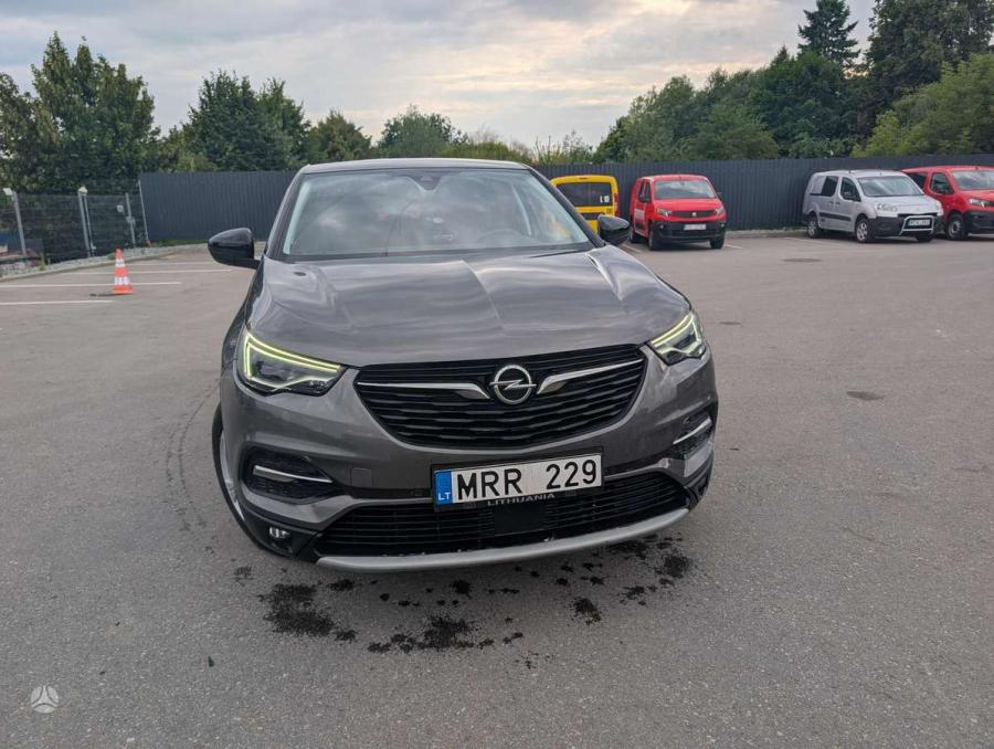 Grey Opel Grandland X 2020 in Kaunas, with an engine capacity of 2.00 L and mileage of 182 thousand km for 12599 €, photo 3 on AUTOMOTO.COM.LV