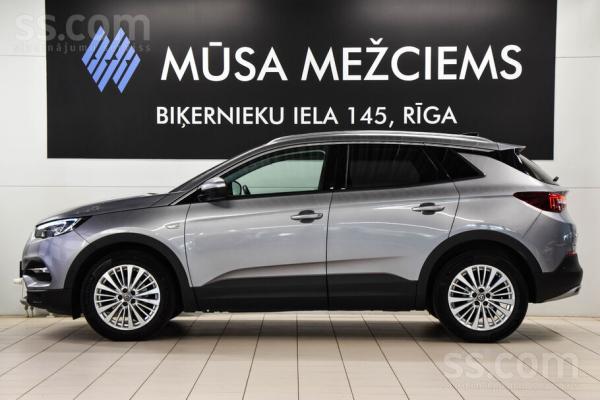 Pelēks Opel Grandland X 2020 Rīga, ar dzinēja tilpumu 1.20 L un nobraukumu 58 tūkst. km par 14890 €, foto 6 vietnē AUTOMOTO.COM.LV