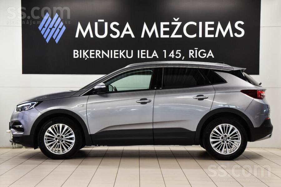 Pelēks Opel Grandland X 2020 Rīga, ar dzinēja tilpumu 1.20 L un nobraukumu 58 tūkst. km par 14890 €, foto 6 vietnē AUTOMOTO.COM.LV