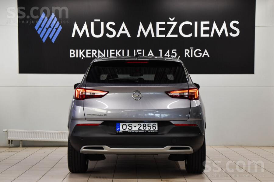 Pelēks Opel Grandland X 2020 Rīga, ar dzinēja tilpumu 1.20 L un nobraukumu 58 tūkst. km par 14890 €, foto 8 vietnē AUTOMOTO.COM.LV