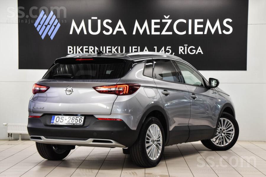 Pelēks Opel Grandland X 2020 Rīga, ar dzinēja tilpumu 1.20 L un nobraukumu 58 tūkst. km par 14890 €, foto 9 vietnē AUTOMOTO.COM.LV