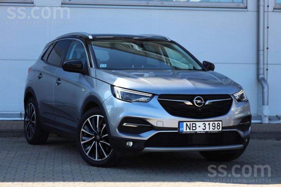 Grey Opel Grandland X 2021 in Riga, with an engine capacity of 1.60 L and mileage of 0 thousand km for 100 €, photo 4 on AUTOMOTO.COM.LV