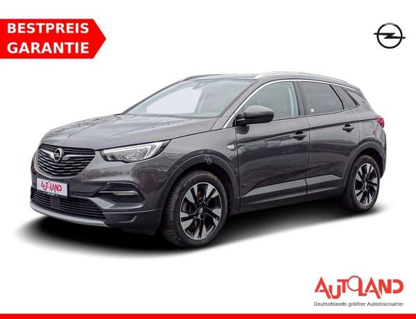 Grey Opel Grandland X 2021 in Kaunas, with an engine capacity of 1.60 L and mileage of 53 thousand km for 24450 €, photo 1 on AUTOMOTO.COM.LV